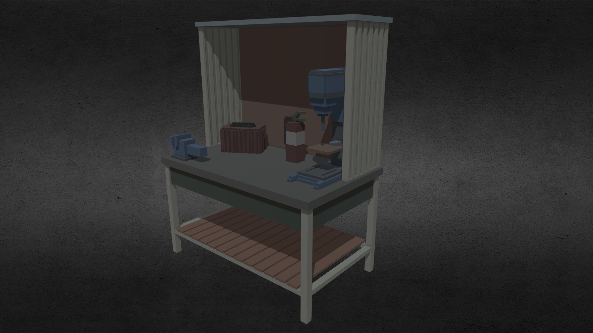 Rust Level 2 WorkBench 3D Model By Retronix d3a9f79 Sketchfab