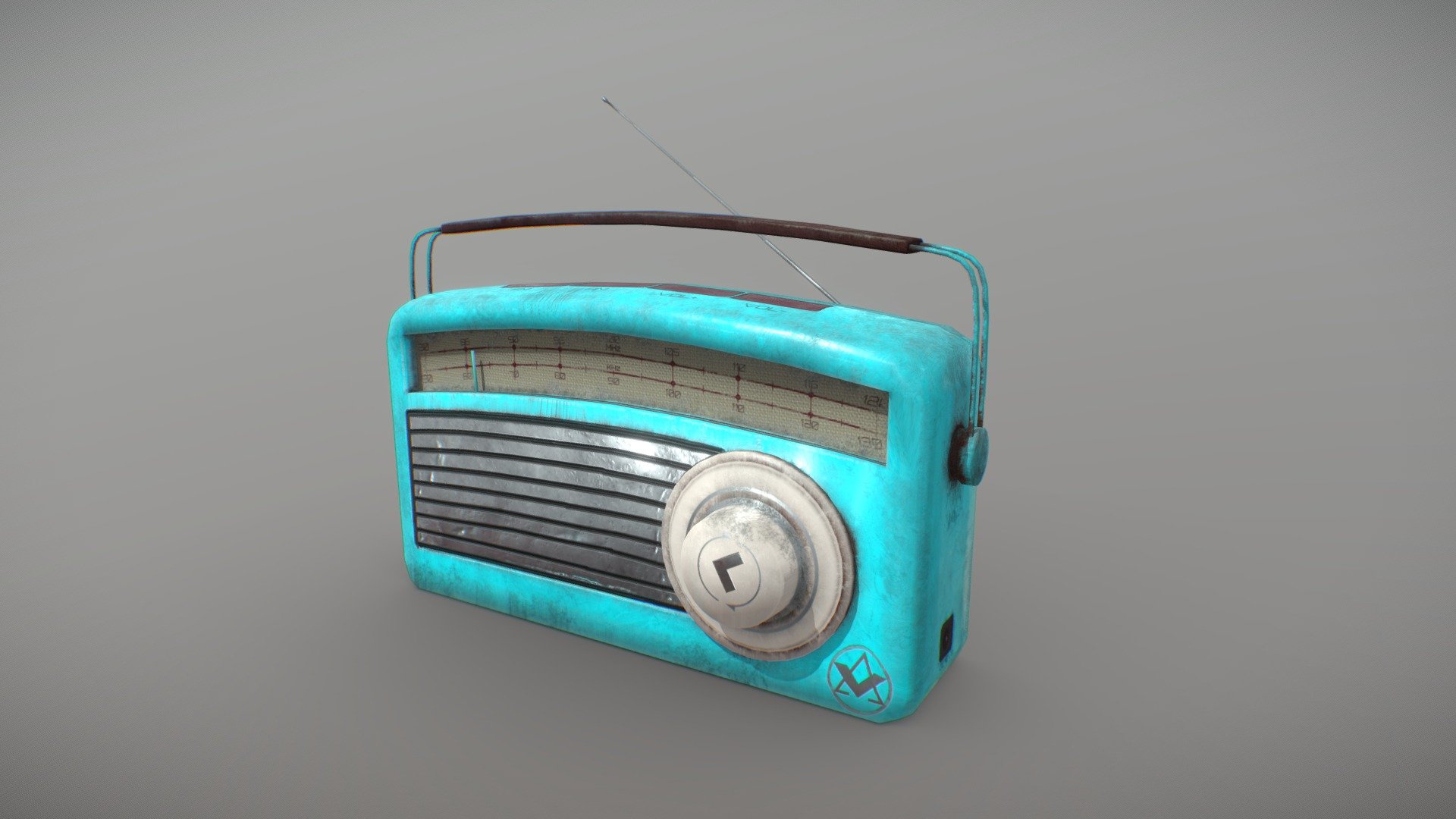 60s Radio - 3D model by artfreex [d3ac5ec] - Sketchfab