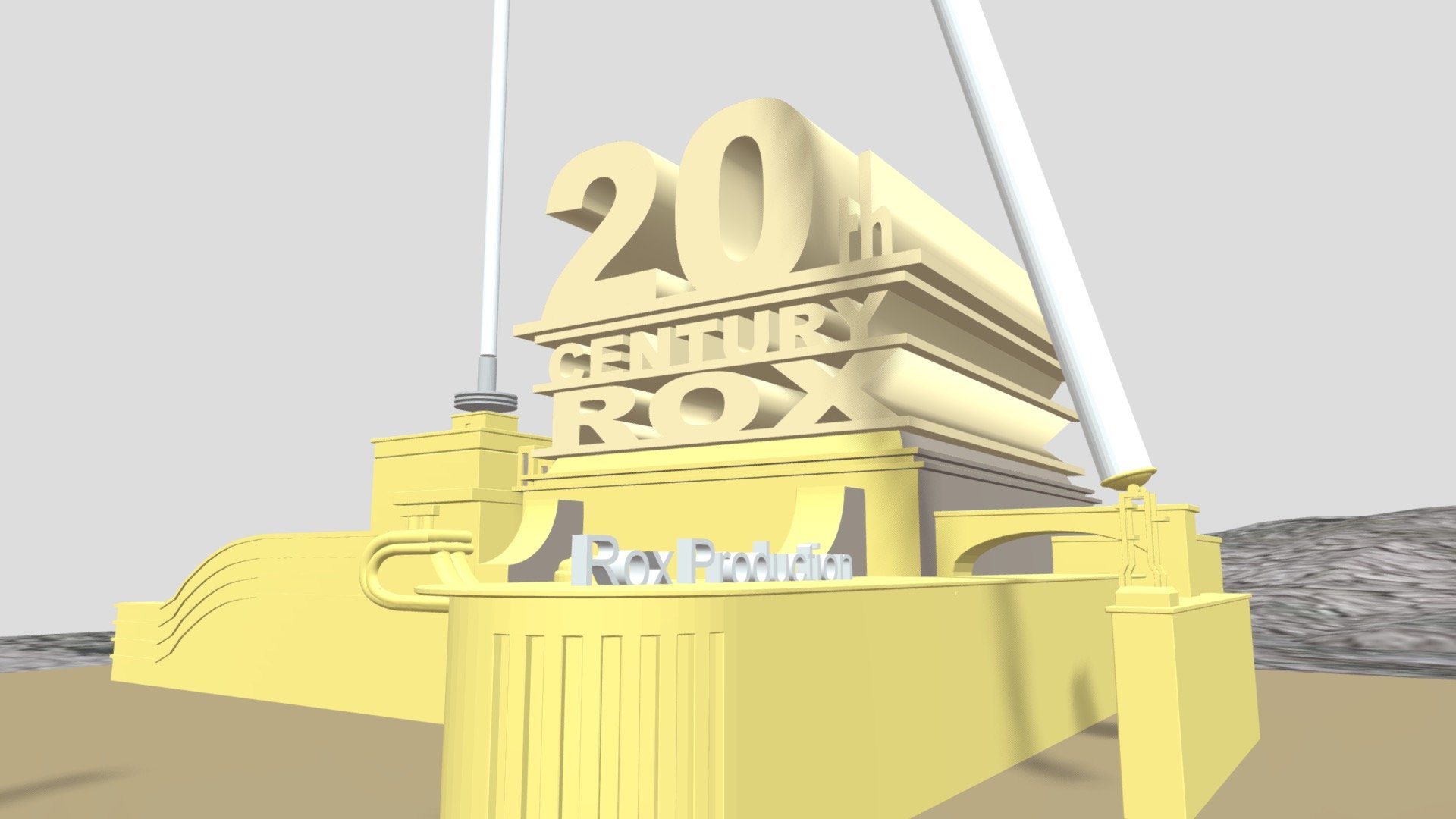 20th Century Rox Logo - Download Free 3D model by David Andjelkovic ...