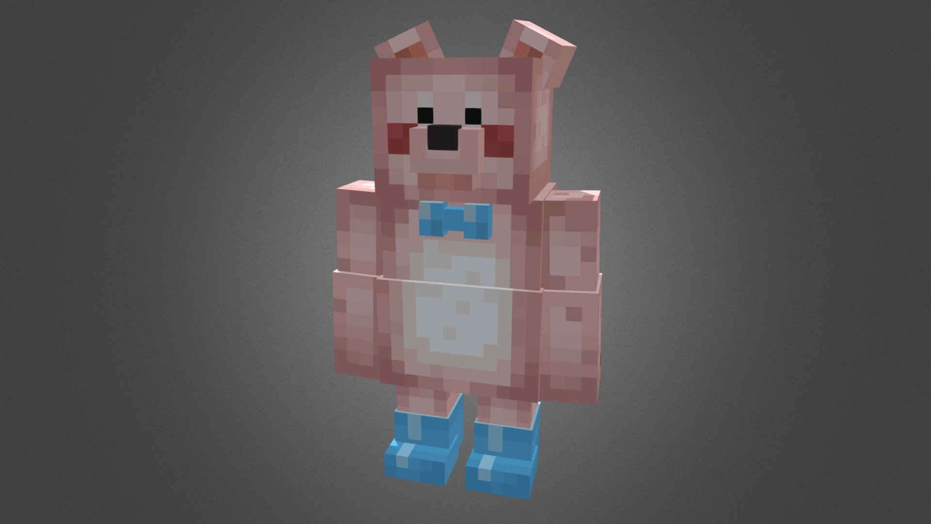 Pixel Teddy Bear - 3D model by jaivi (@jaivie7) [d3aef0c] - Sketchfab