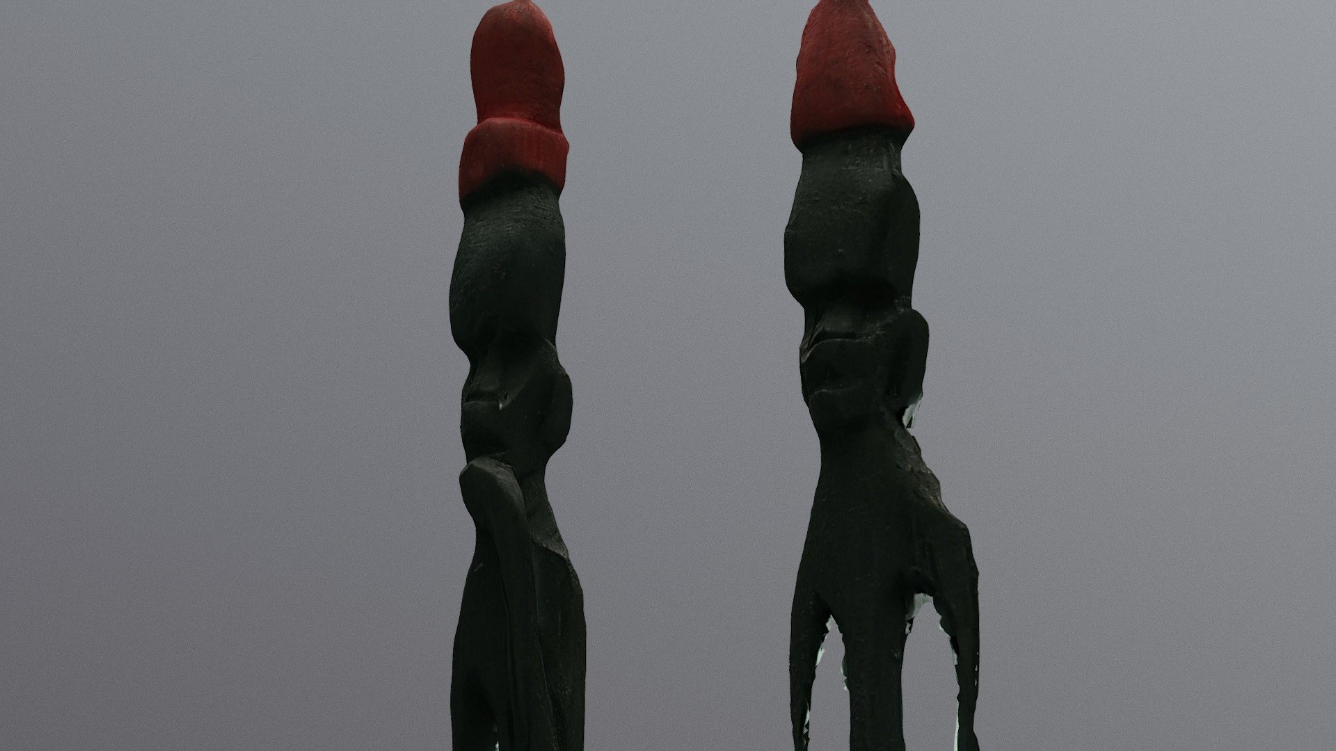 African Wooden Carved Statue - 3D model by VRcadia [d3af026] - Sketchfab