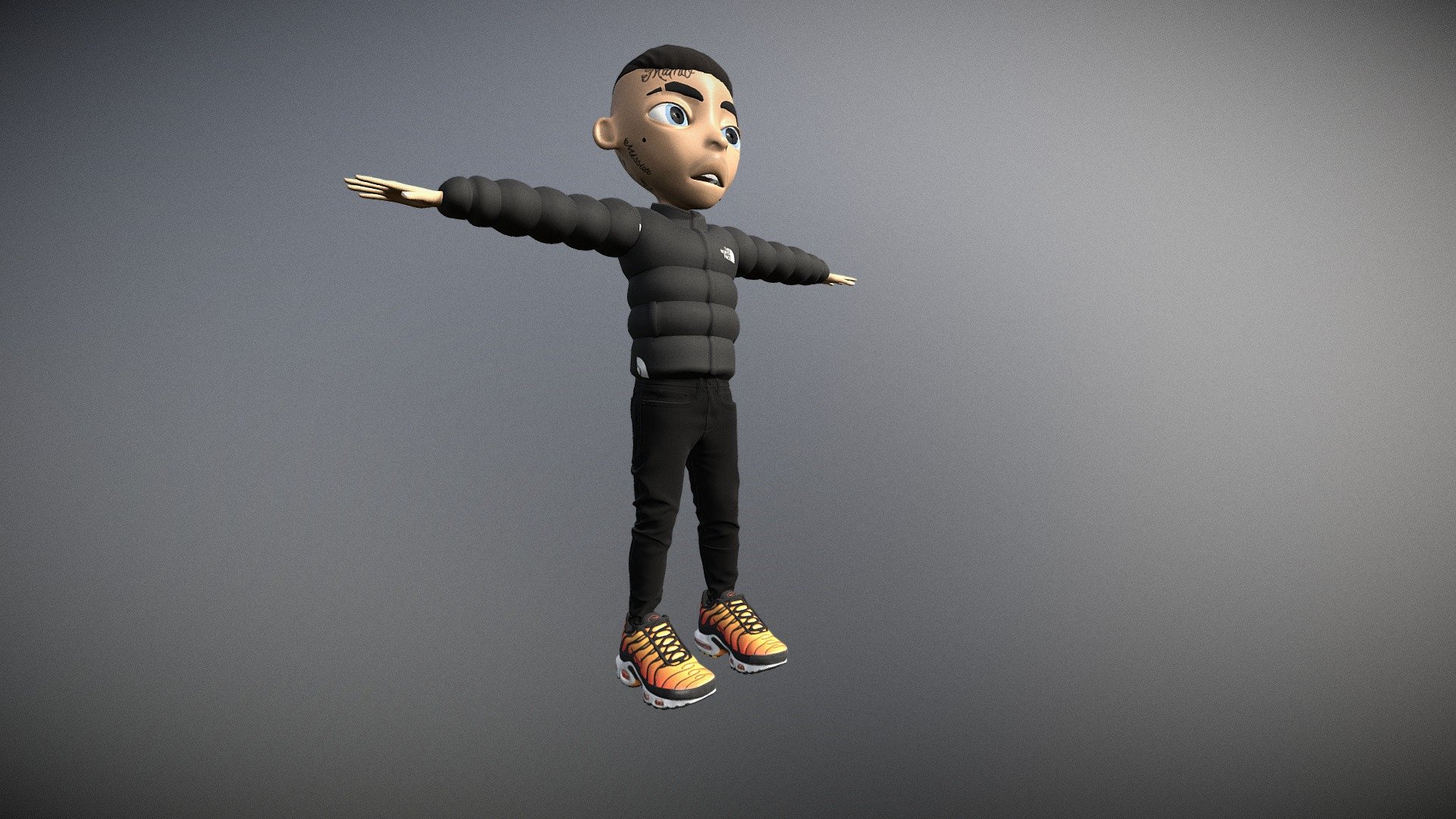 MALE_CHARACTER RIGGED FACE AND BODY - 3D model by santeria_66 ...