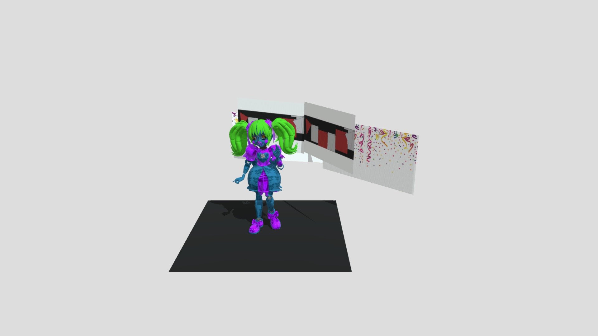 qutiix-stylised-circus-baby-sister-location - 3D model by Glitchbit6945 ...
