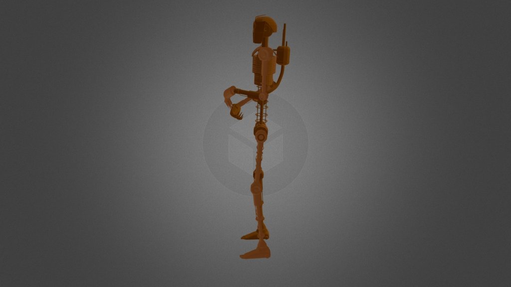 Scrap Robot Model Idle Animation - 3D model by Burkenstain [d3b1278 ...