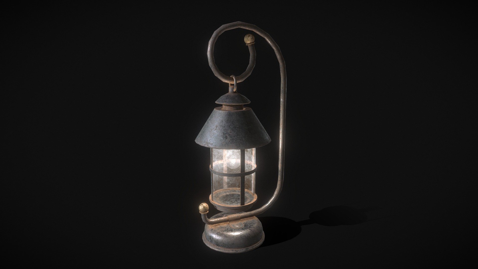 Antique Electric Lamp - 3D model by Aditya3dDesign [d3b15c0] - Sketchfab