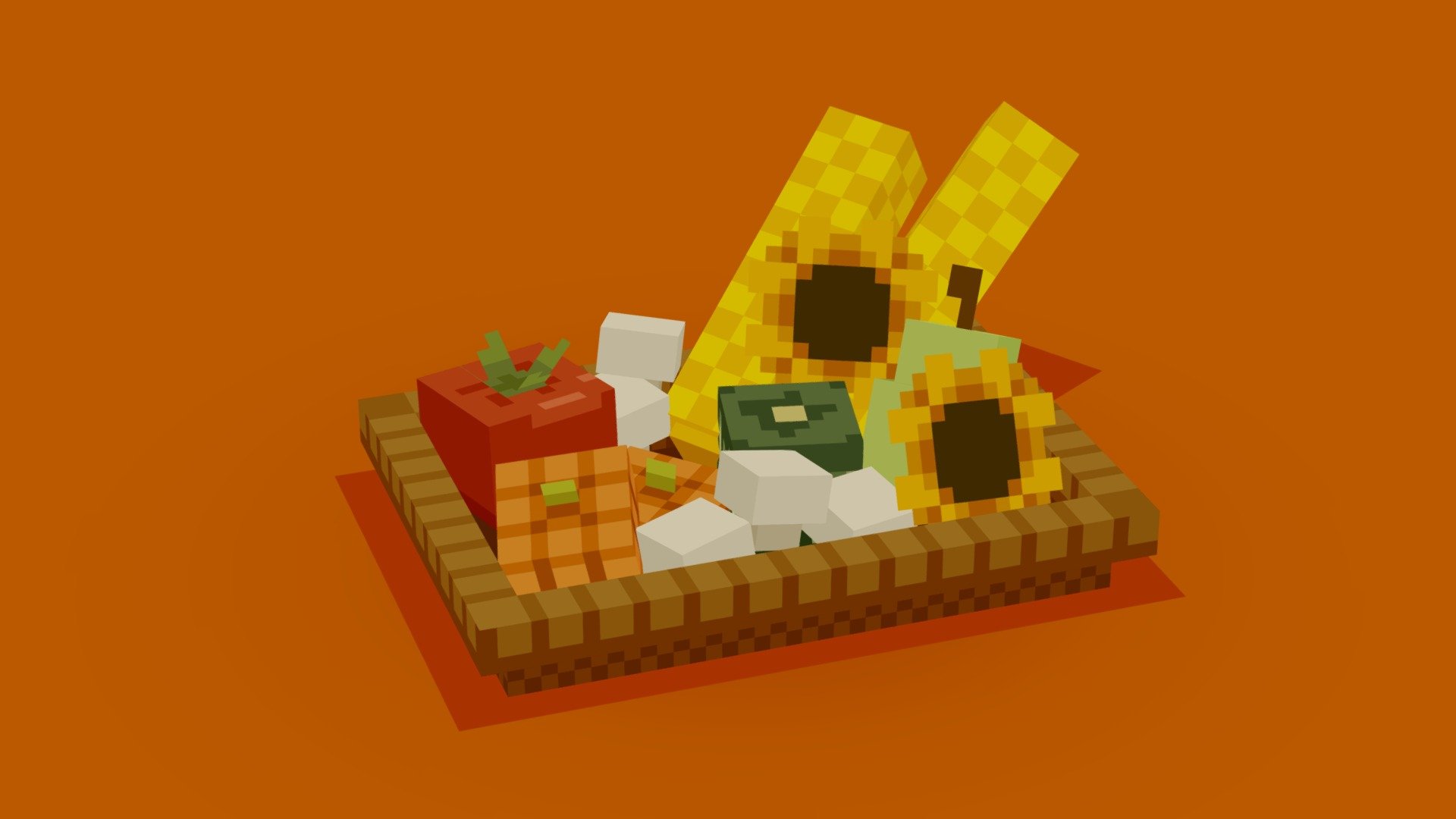 Pixel Harvest (VR) - 3D model by tfriedel217 [d3b2df6] - Sketchfab