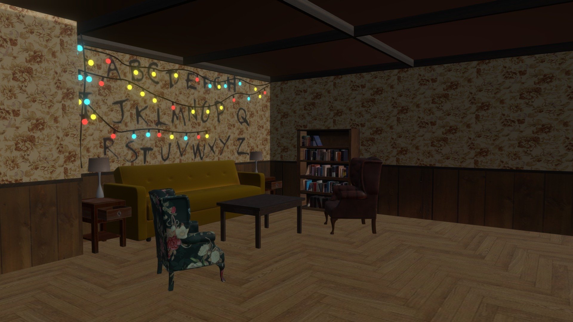 Stranger things - 3D model by student_1 [d3b3350] - Sketchfab