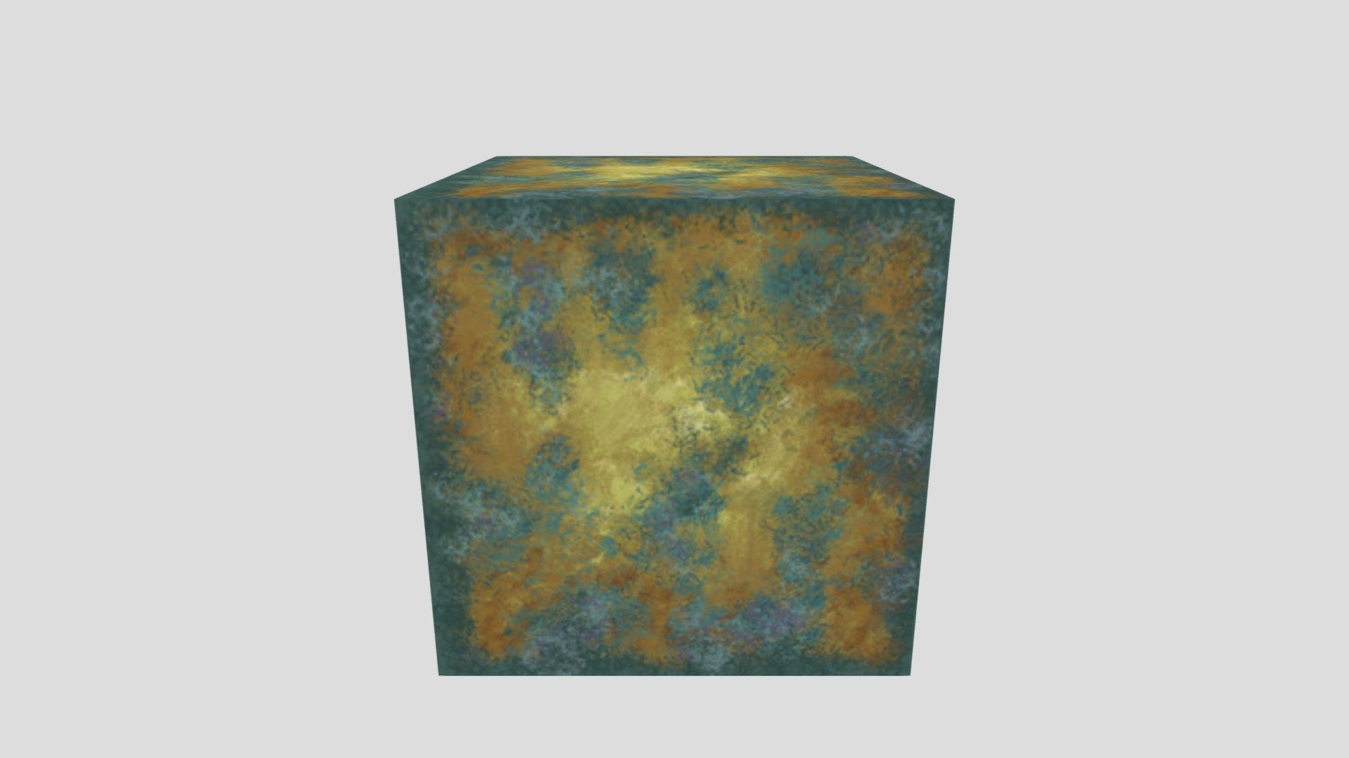 Metal cube - 3D model by Julia B (@Kiteq) [d3b3842] - Sketchfab