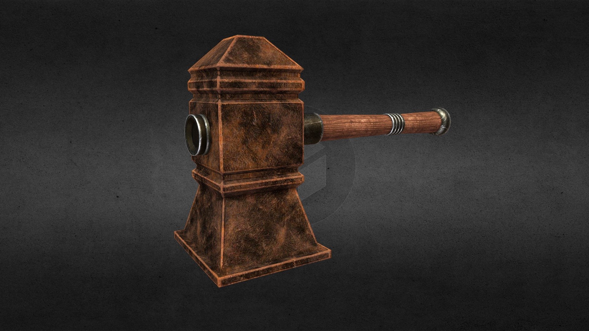 Fantasy mace low poly - Buy Royalty Free 3D model by Radju [d3b6bb9 ...