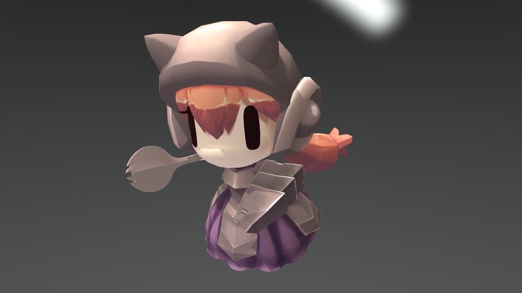 Lady Knight - 3D model by John Su (@johnsu) [d3b7134] - Sketchfab