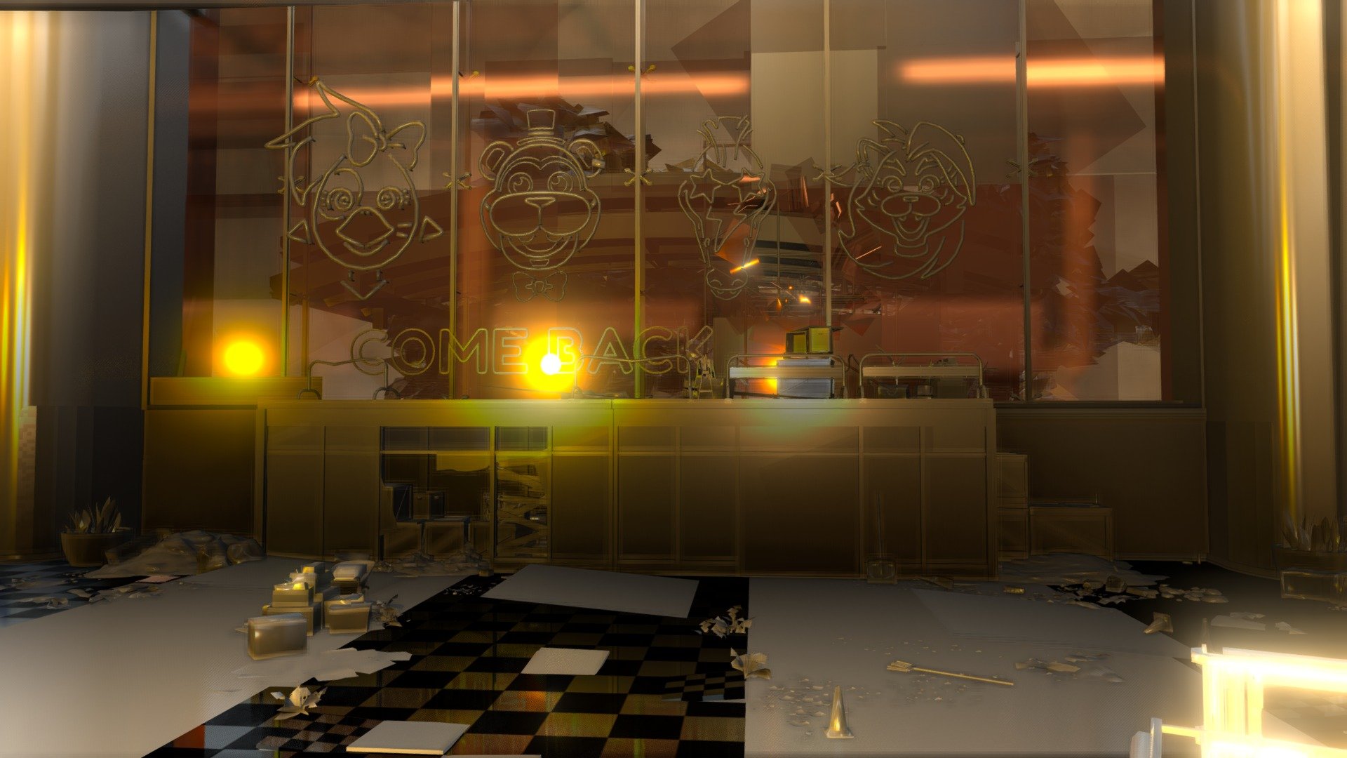 Fnaf Sb Ruin Lobby Map - Download Free 3D model by skylajade69 [d3b7ffe ...