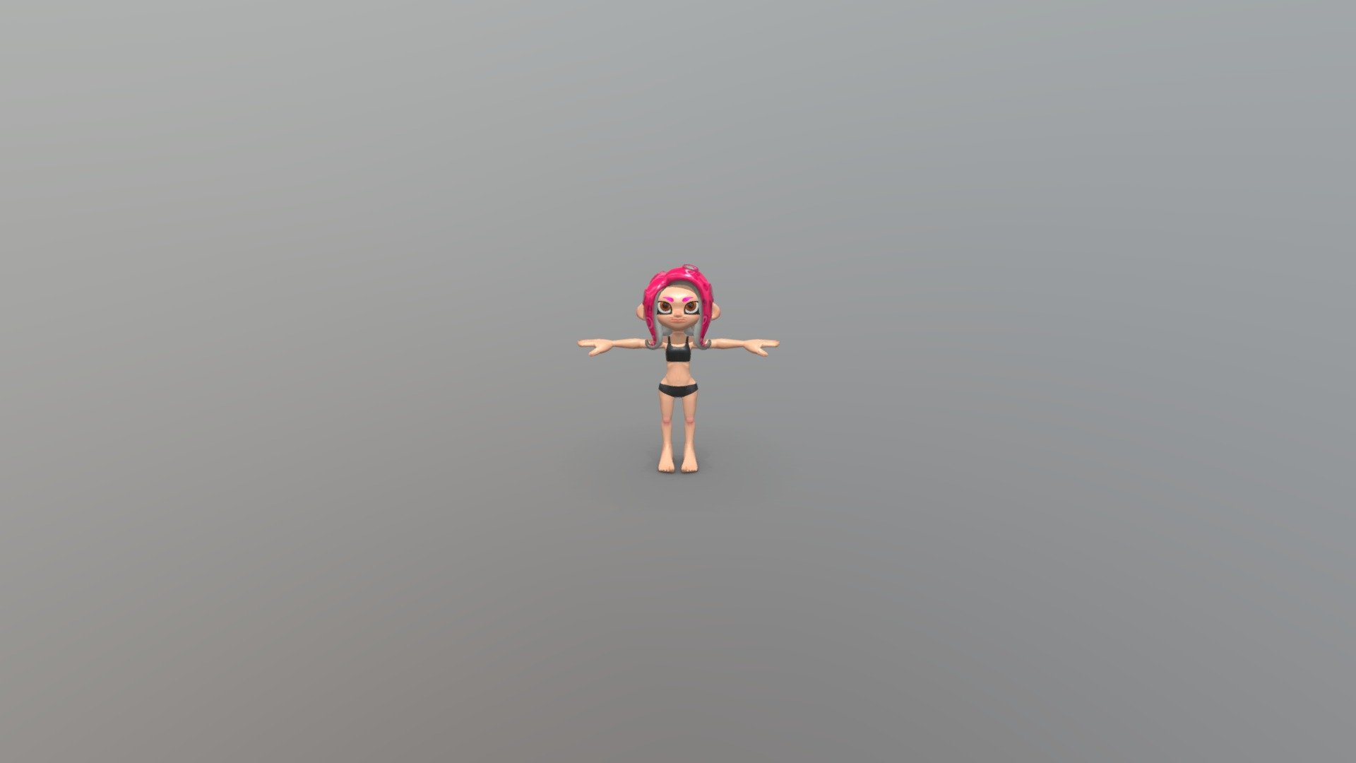 Octoling girl - Download Free 3D model by angeldixon120 [d3b9849 ...