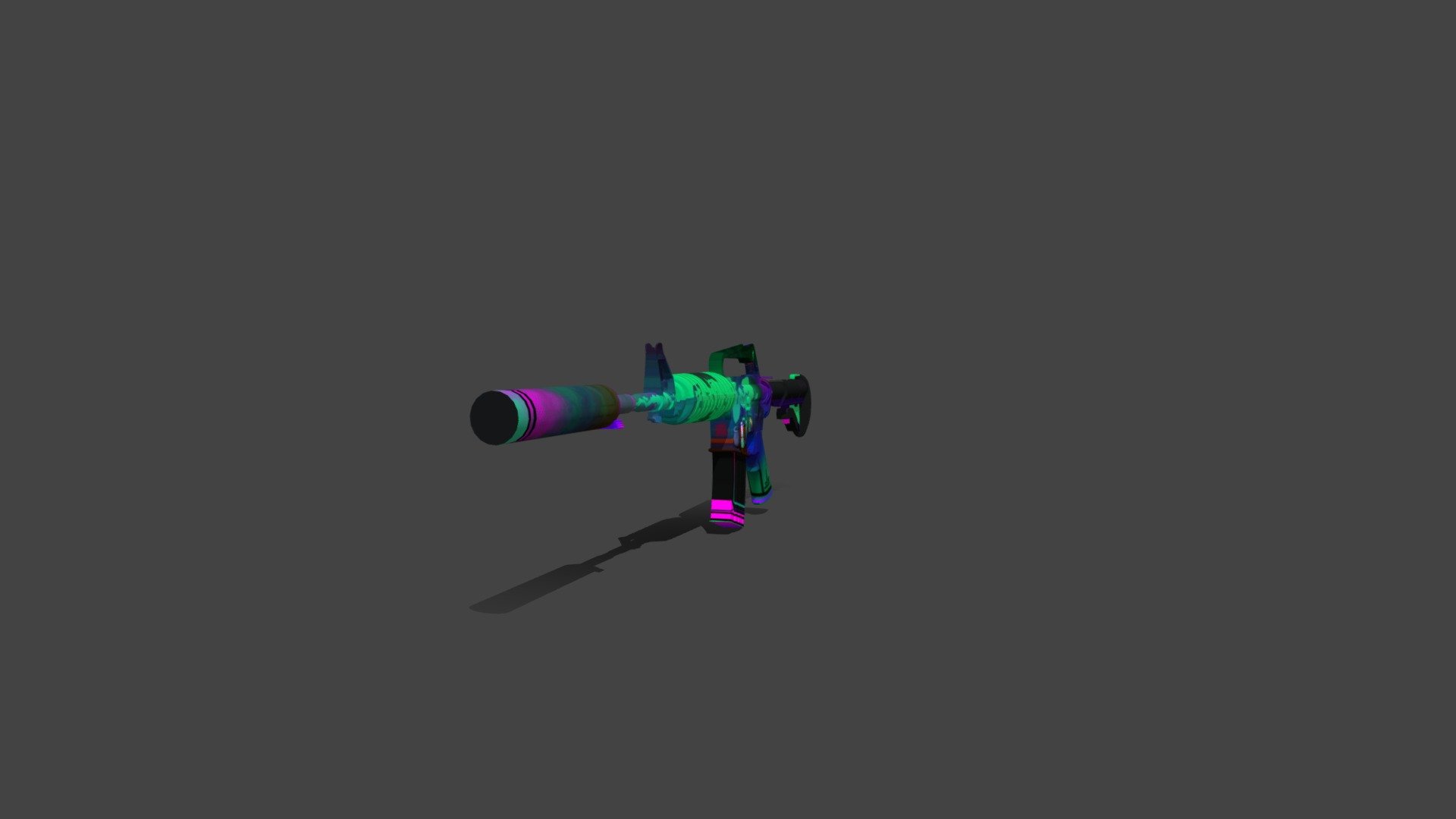 M4A1-S | RADIUM - 3D model by kanedamaN [d3b9a31] - Sketchfab
