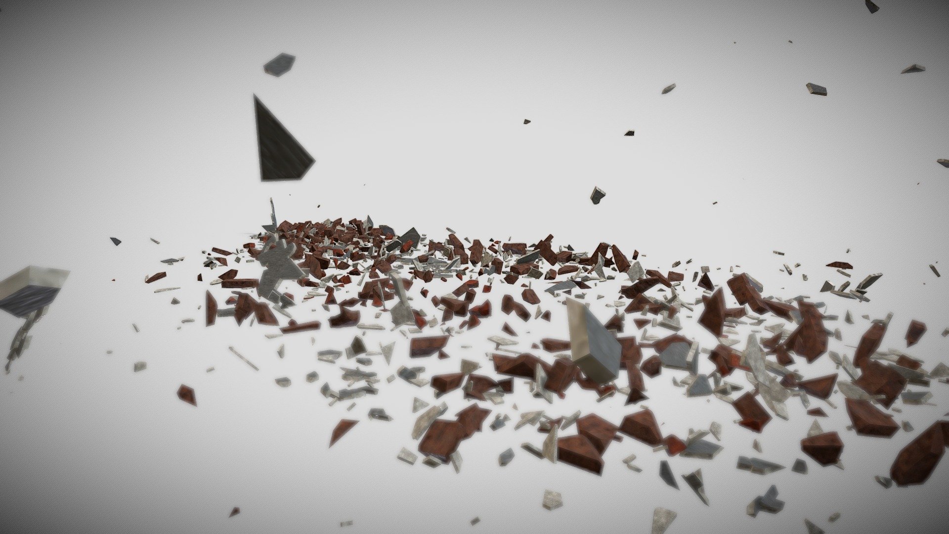 Bomb Crack Brick Wall 01 Below Strong Matte - Buy Royalty Free 3D model ...