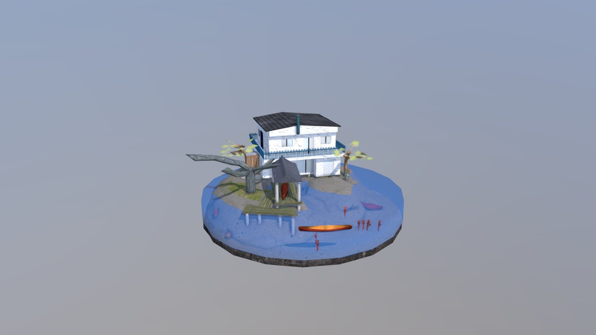 DAE Diorama - By the ocean - 3D model by manau.hanssens [d3bcb82 ...