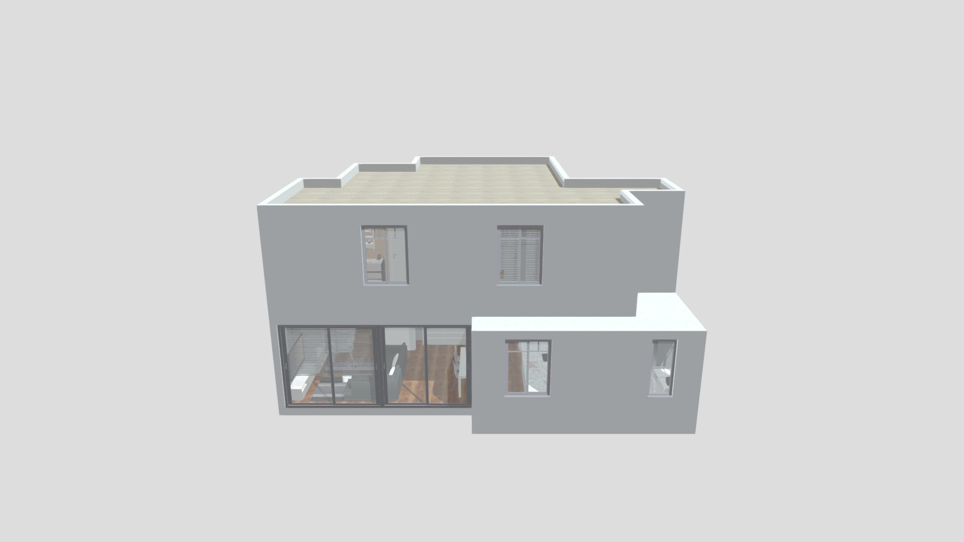 Modern Home. - Download Free 3D model by Home Design 3D (@homedesign3d ...