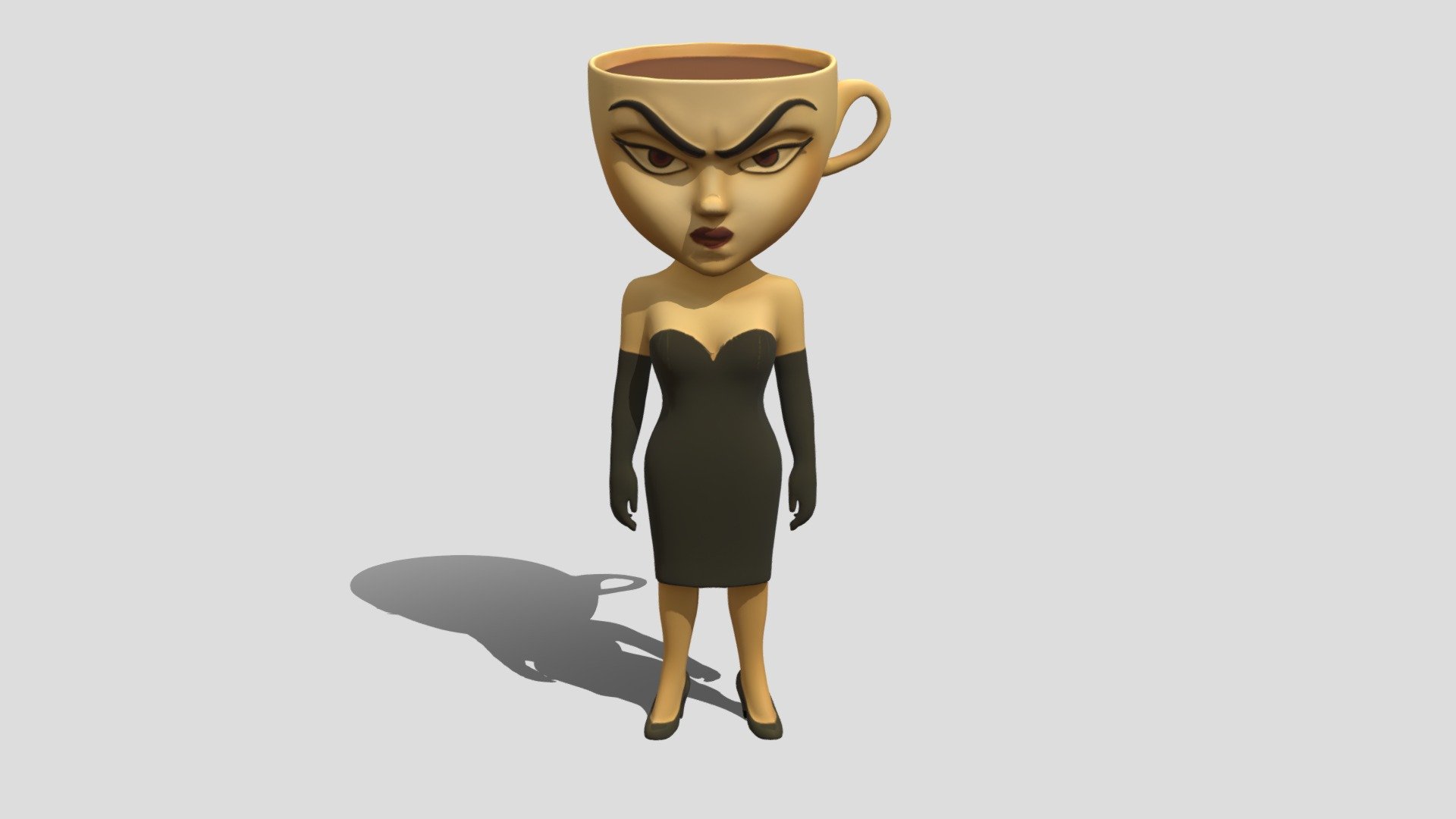 Espressona Signora - 3D model by Serverislostgamers [d3bd28f] - Sketchfab