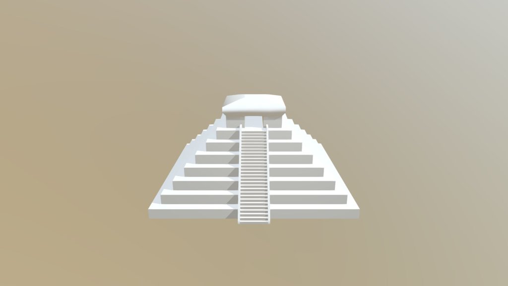 Maya Pyramid - 3D model by Kappinski [d3bfeb9] - Sketchfab