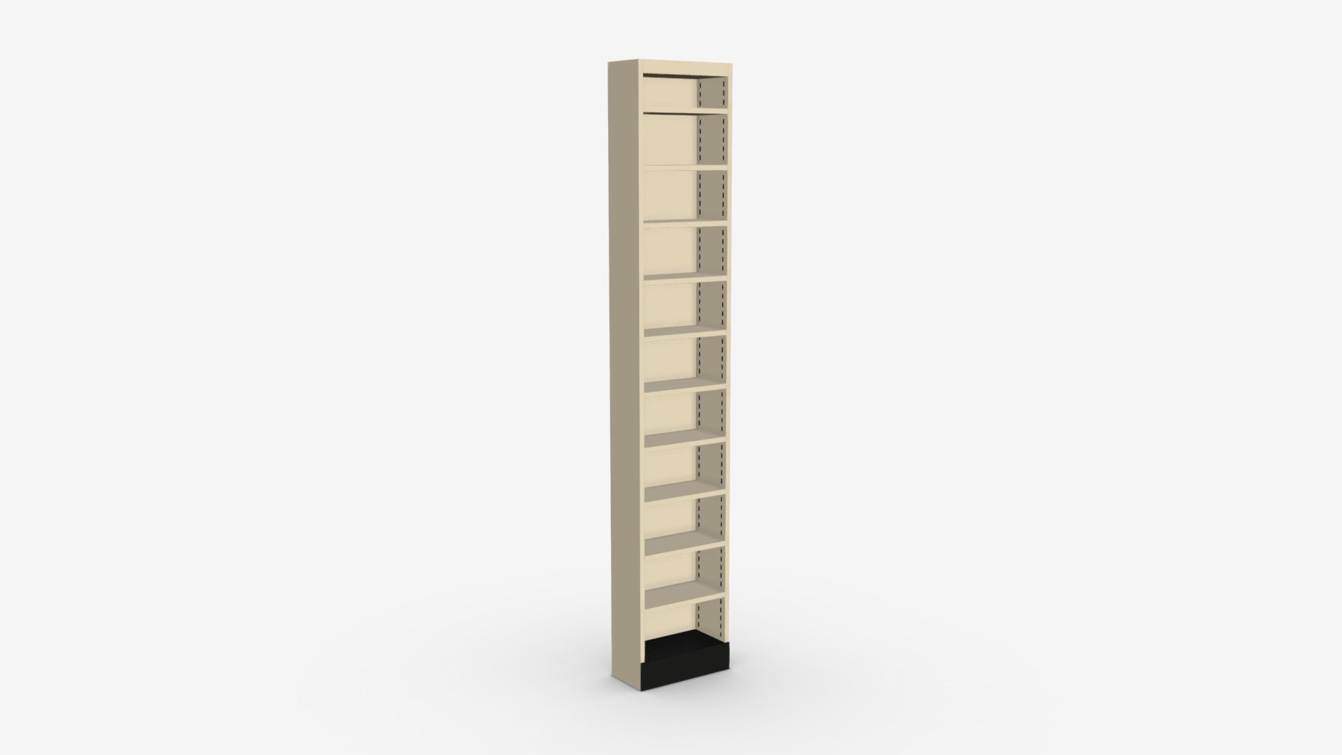 Store Pharmacy Metal Shelf End Unit - Buy Royalty Free 3D model by ...