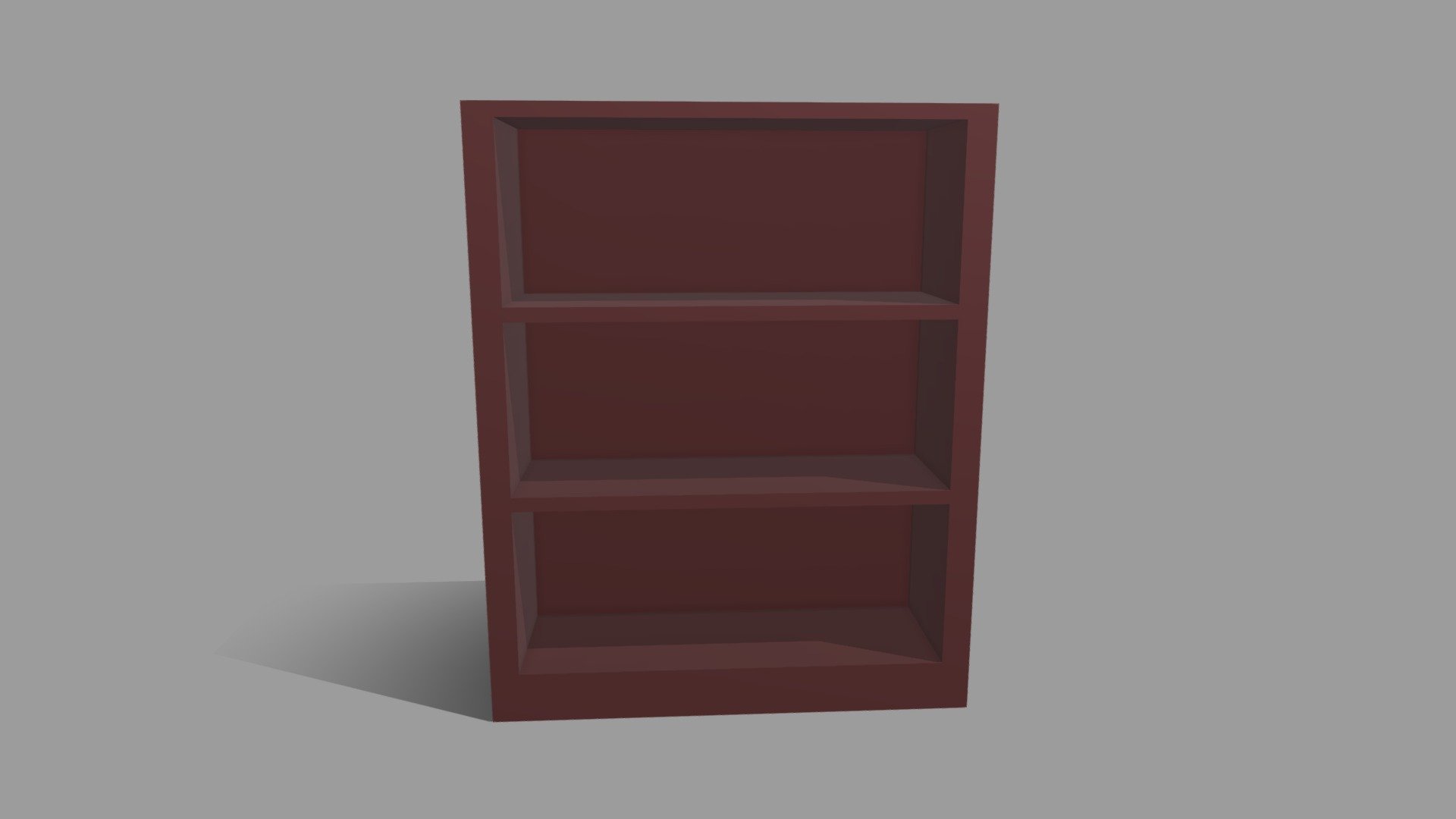 Bookcase - Download Free 3D model by r.kerr [d3c01db] - Sketchfab
