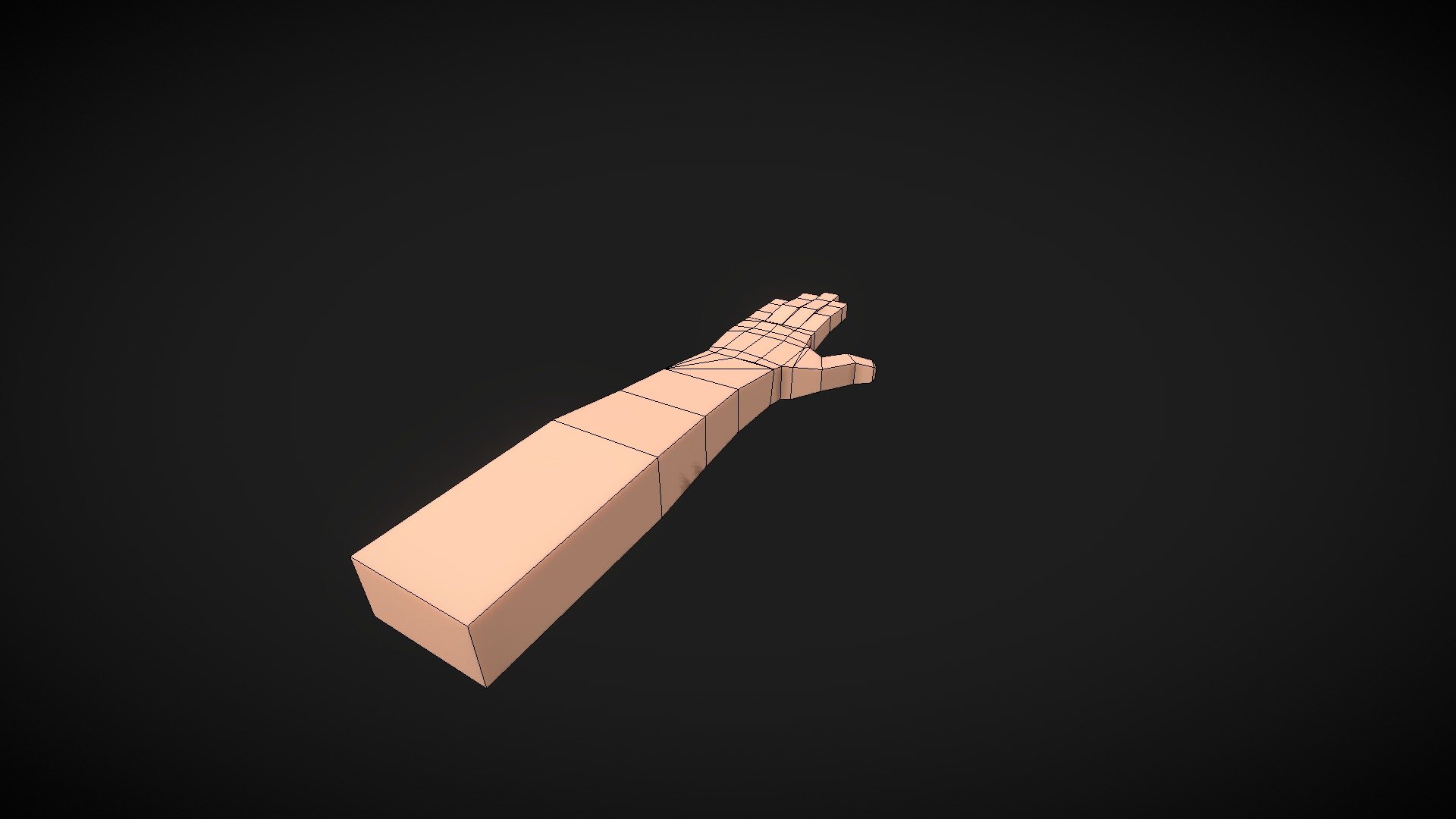 Low Poly Hand - 3D model by Israel Nebot (@israelnebot) [d3c01f8 ...