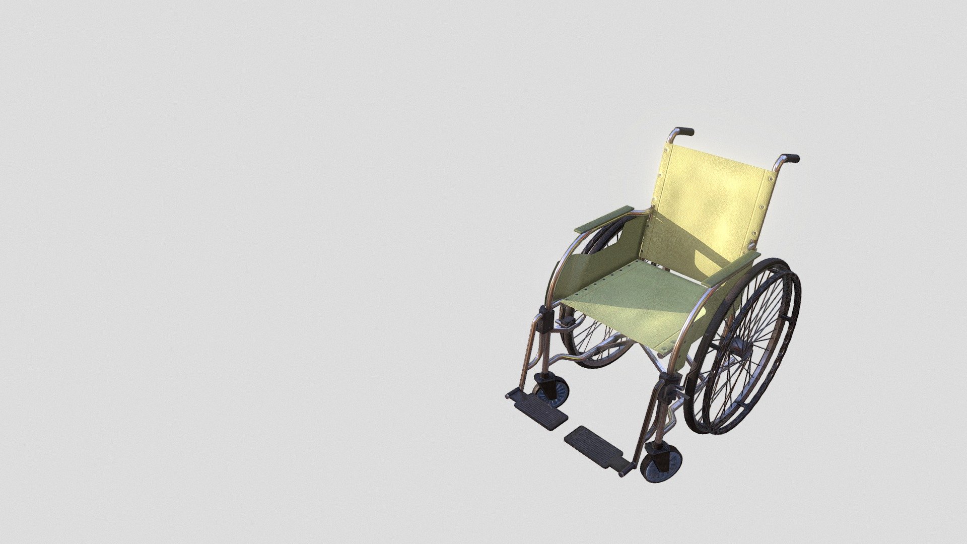 Wheelchair Alembic(.abc) Version - 3D model by CG Asura (@CG.Asura ...