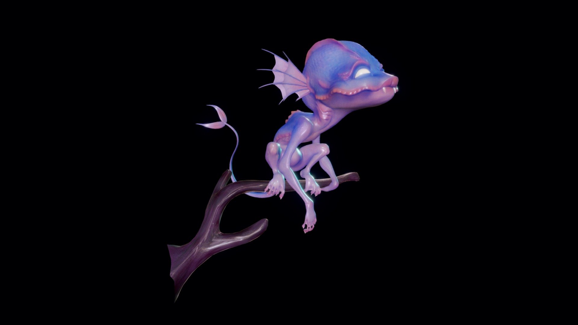 SculptJanuary18 // Stylized Monster - 3D model by kasita (@aohmai ...