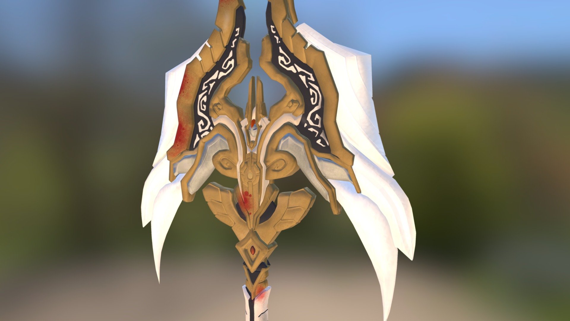 Holy Axe - 3D model by njkeating [d3c3b13] - Sketchfab