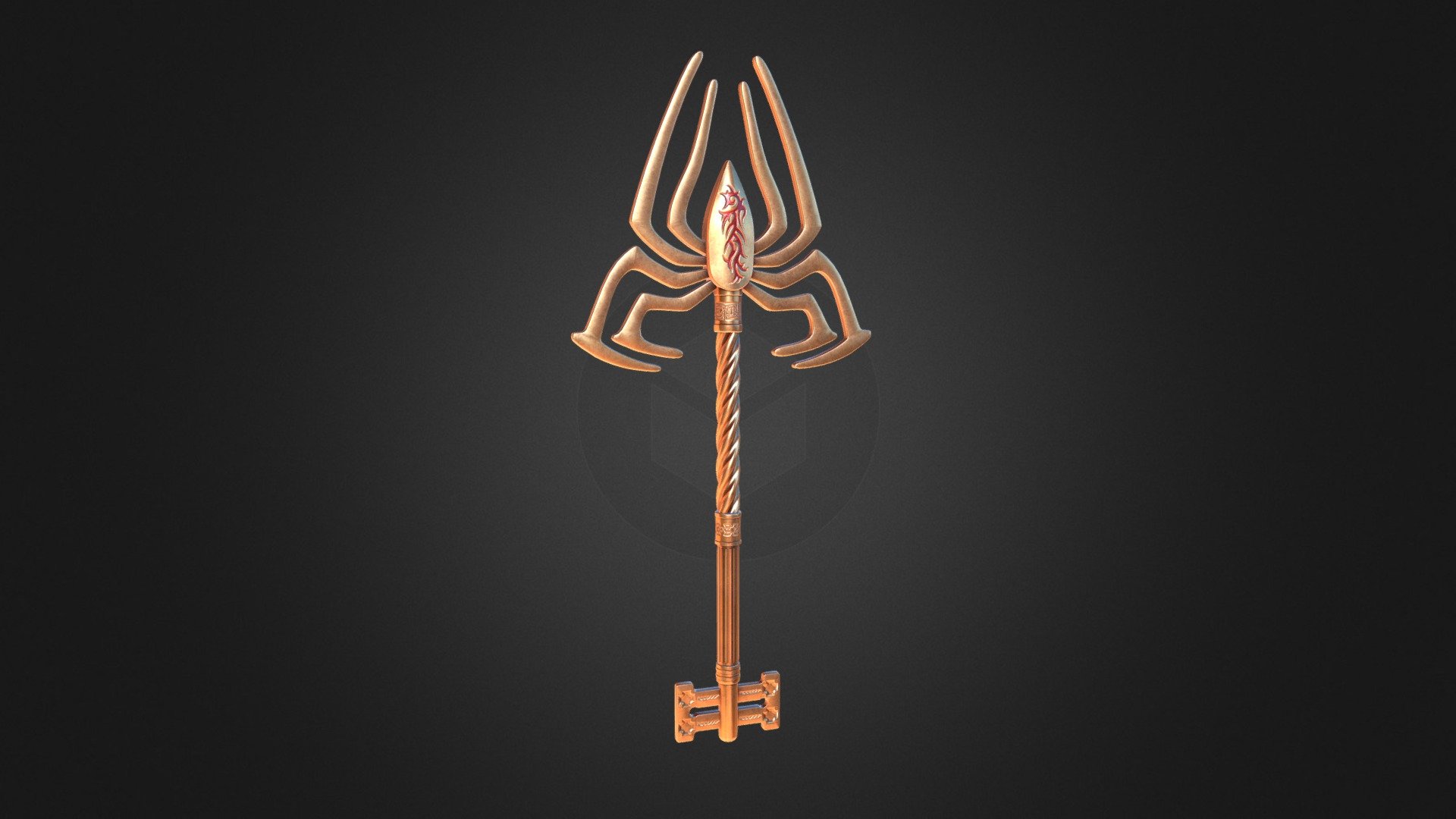 Spider_key - 3D model by schachravi [d3c3cc7] - Sketchfab