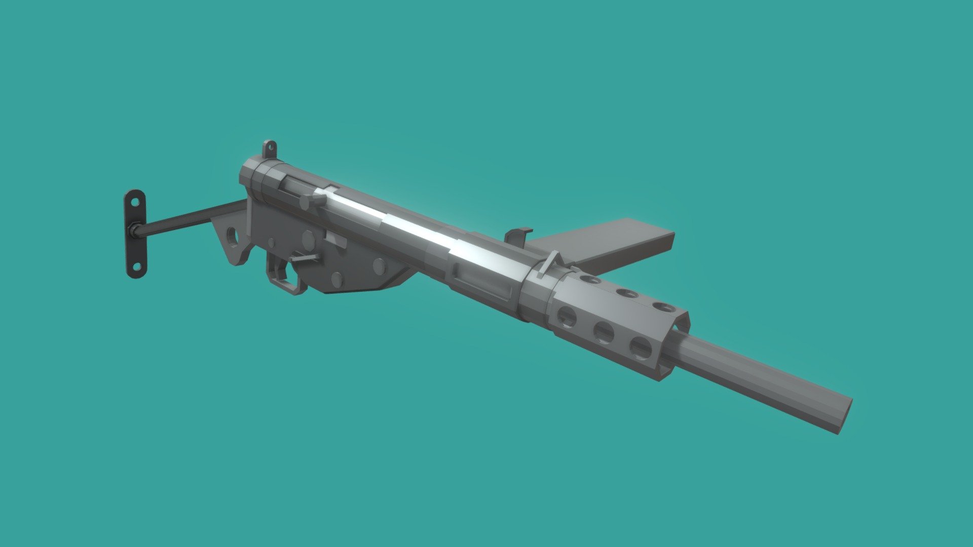Sten mk II - 3D model by AAD_ [d3c4af3] - Sketchfab