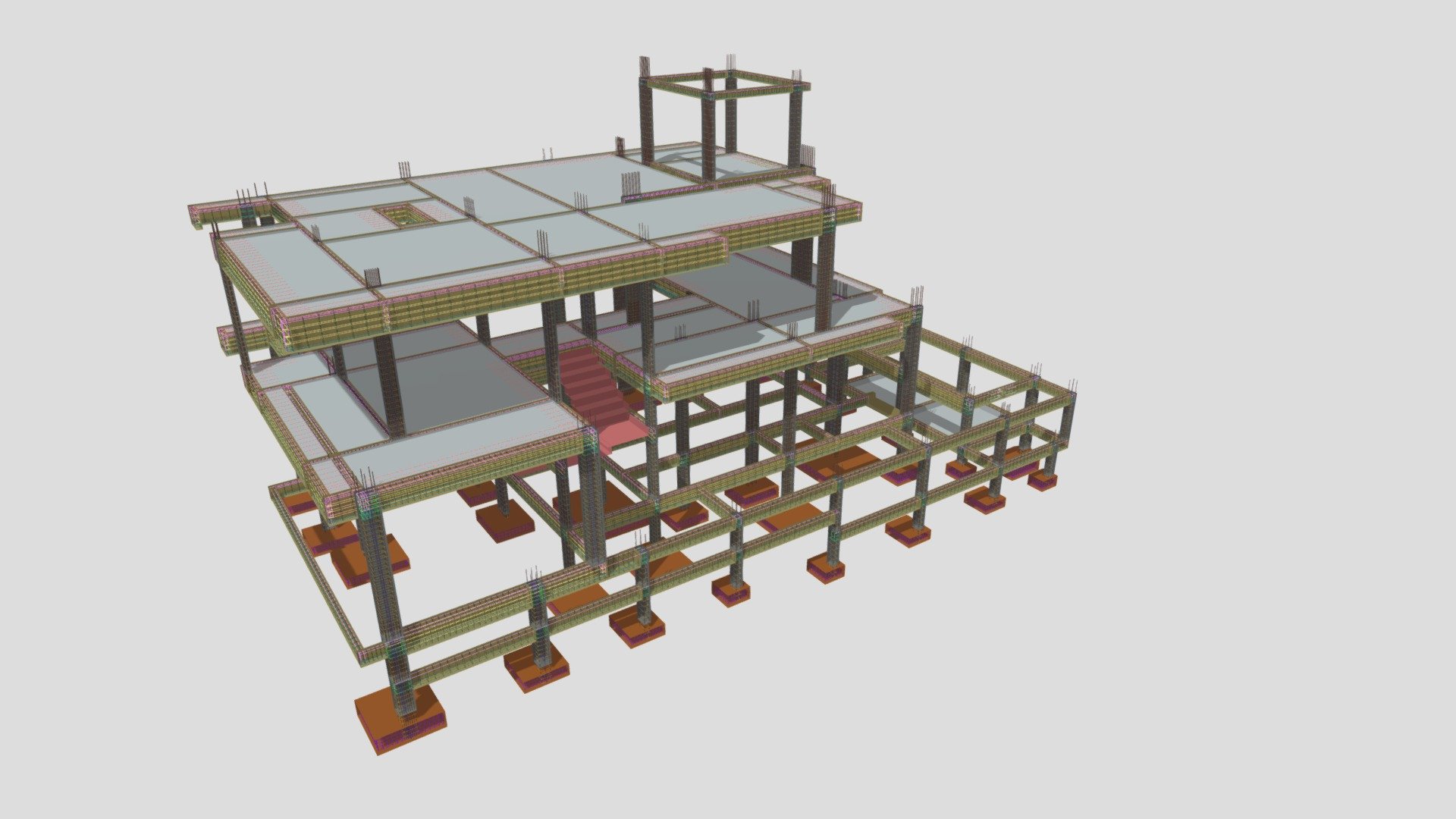 3D ARMADURAS VALENTIM - 3D model by GZ ENGENHARIA | PROJETOS ...