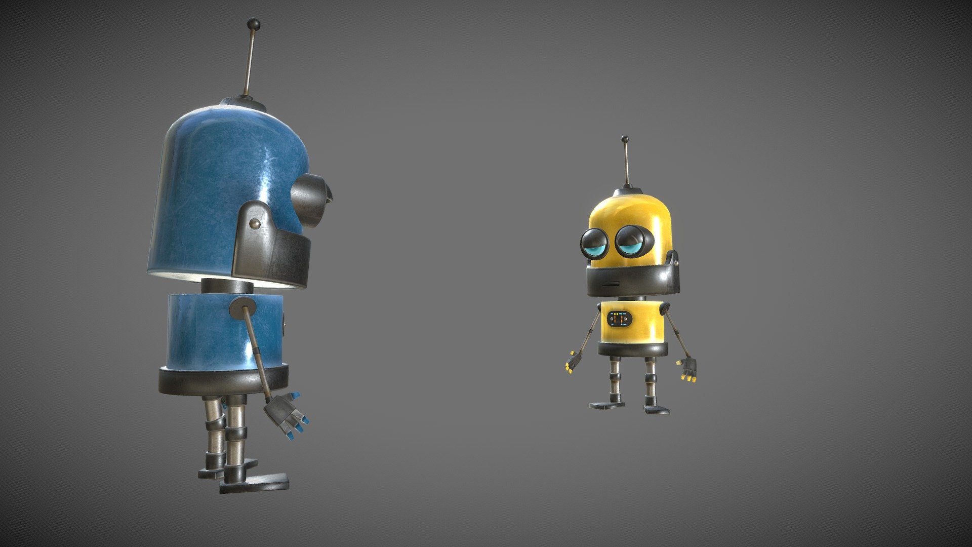 Small Robot - Buy Royalty Free 3D model by Philip Gilbert ...