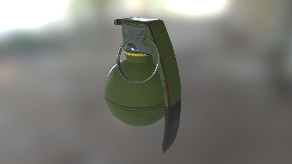 Grenade m67 - 3D model by Mikhail (@sitko.misha) [d3c9275] - Sketchfab
