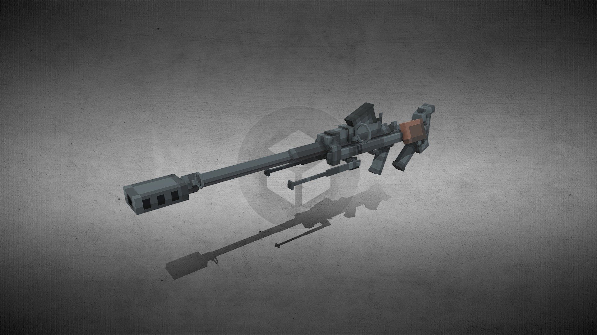 Anti Tank Rifle - 3D model by JSYoon [d3c9ac8] - Sketchfab
