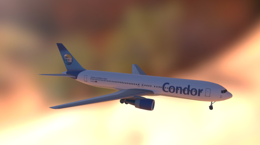 Condor B 767 - 3D model by svenpotsdam [d3ca6ba] - Sketchfab