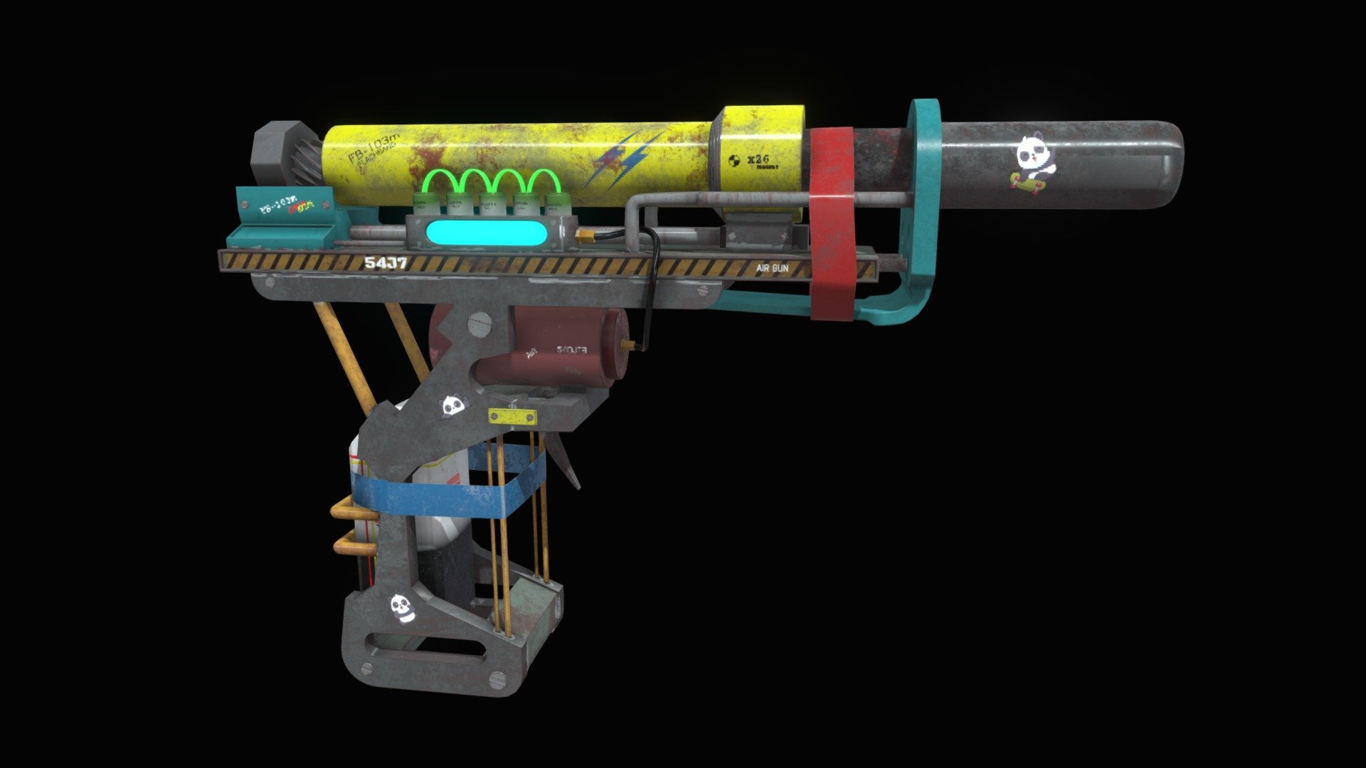 Sci-fi hand gun - Buy Royalty Free 3D model by Somnath Jana ...