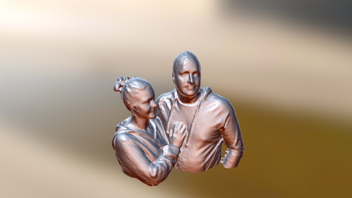 John et Johanne - 3D model by michel.brassard [d3cd246] - Sketchfab
