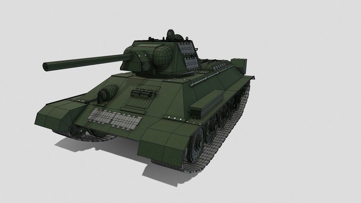 T-34 3D models - Sketchfab