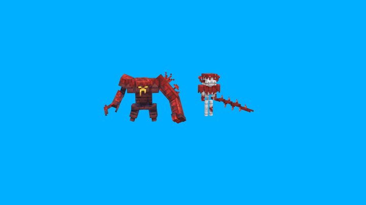 Nether-zombie 3D models - Sketchfab