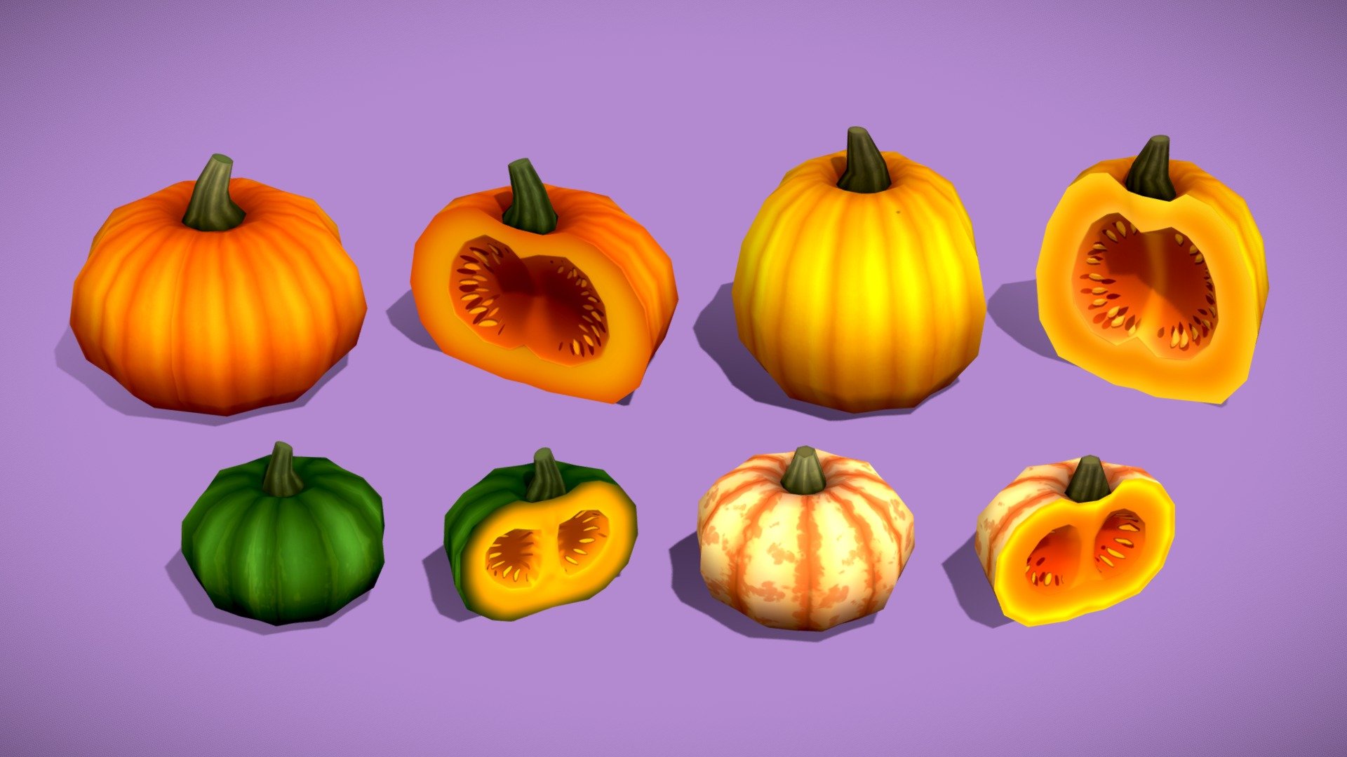 Pumpkins - Buy Royalty Free 3D model by Megan Alcock (@citystreetlight ...