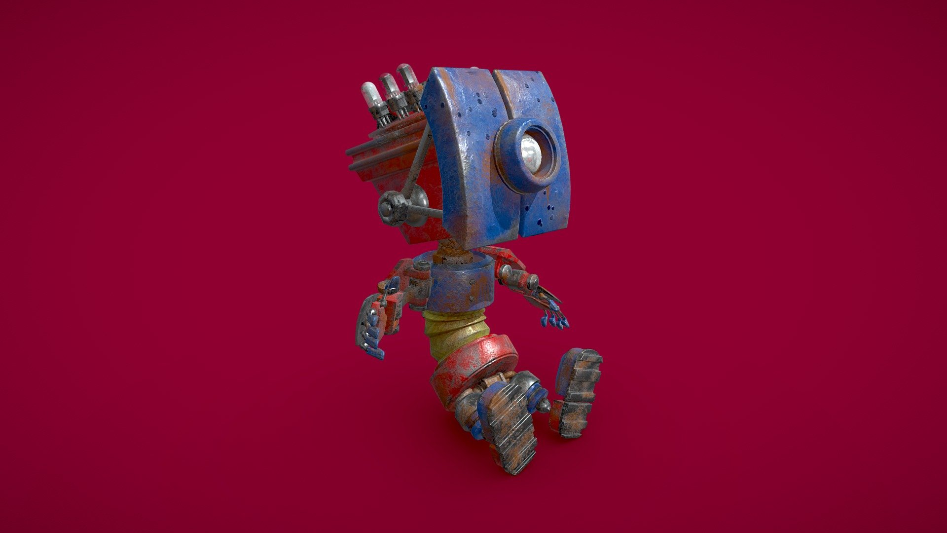 Robot Simpaticón - 3D model by ZARPADO [d3d3afe] - Sketchfab