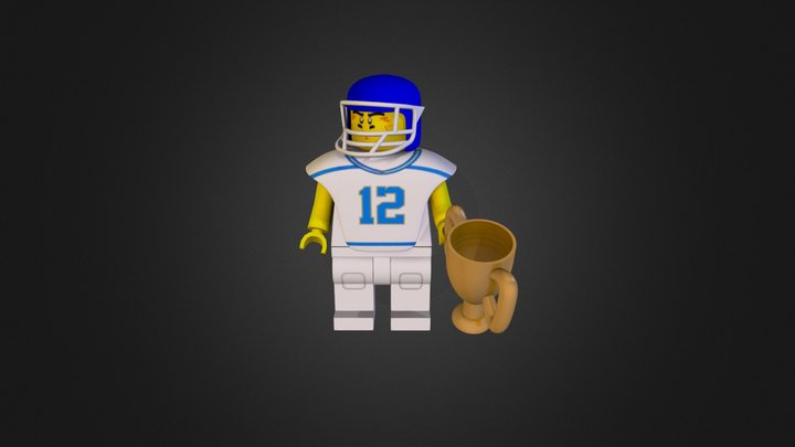 Lego NFL Player - 3D model by mpastorleary [d3d3b3e] - Sketchfab