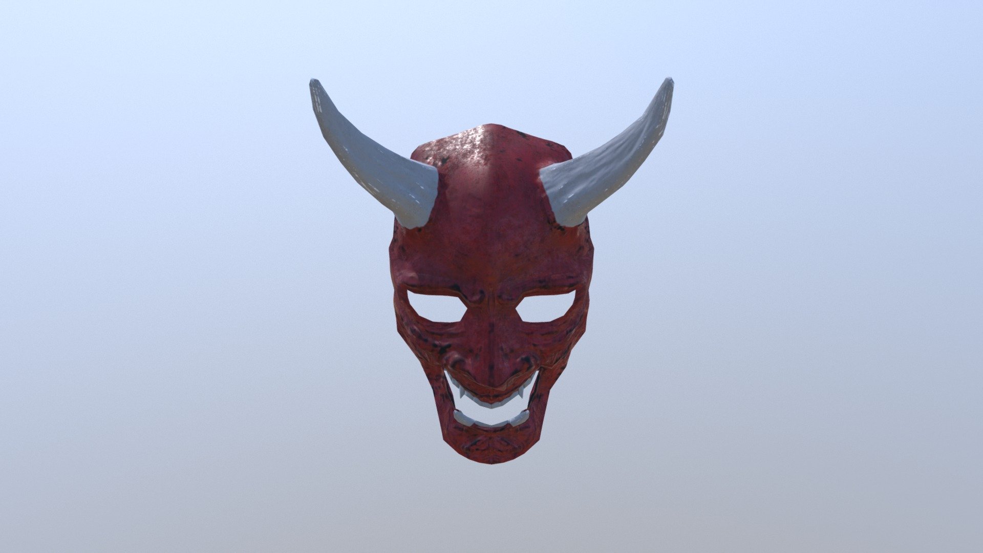 Oni Mask - 3D model by HuntahSVK [d3d8fe0] - Sketchfab
