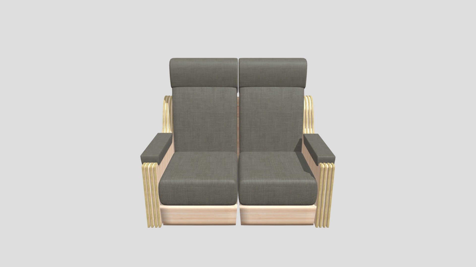 Trainchair01 - 3D model by imcastle [d3d9487] - Sketchfab