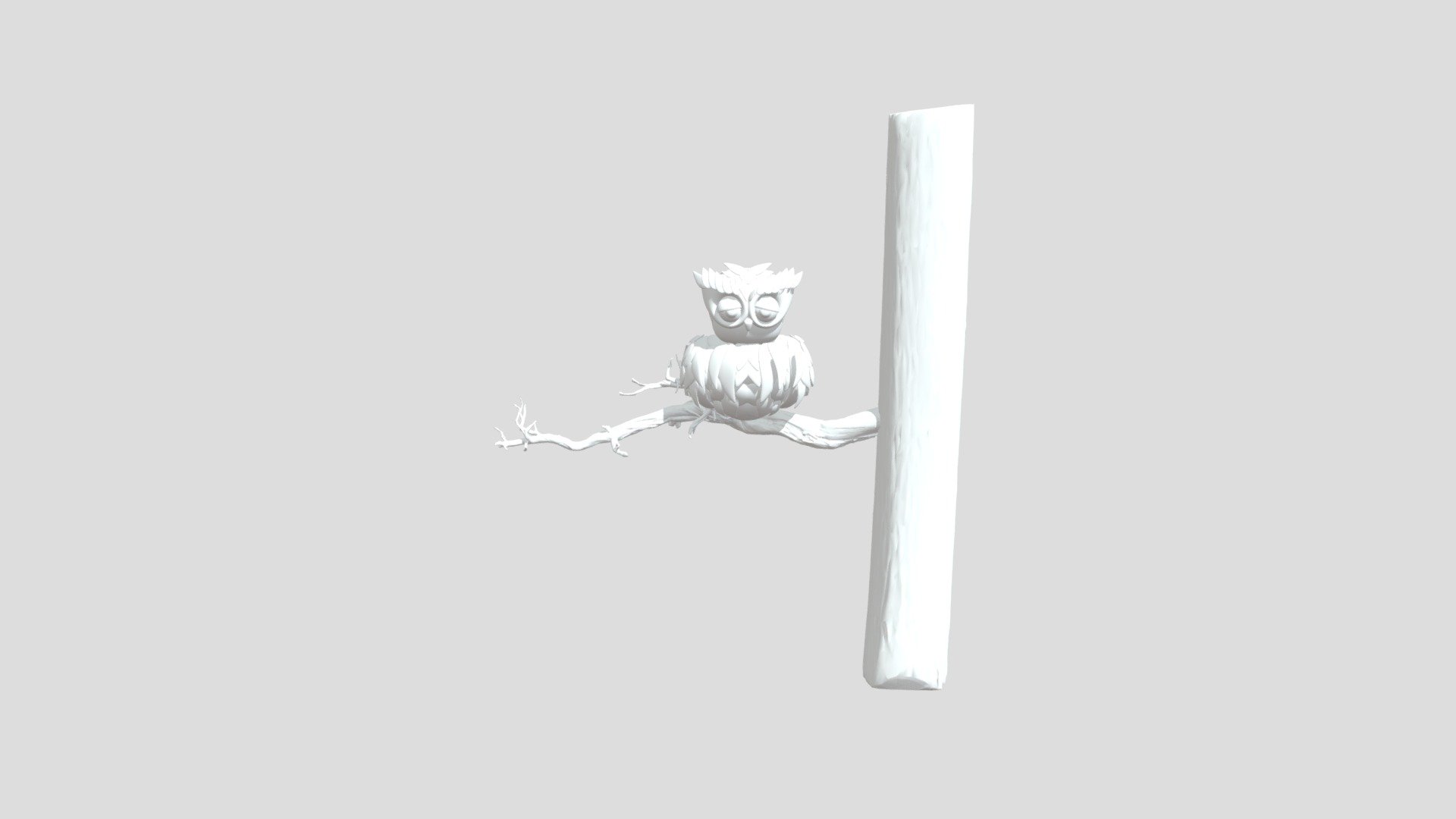 Buho animado - 3D model by marcocanizalez0107 [d3de111] - Sketchfab