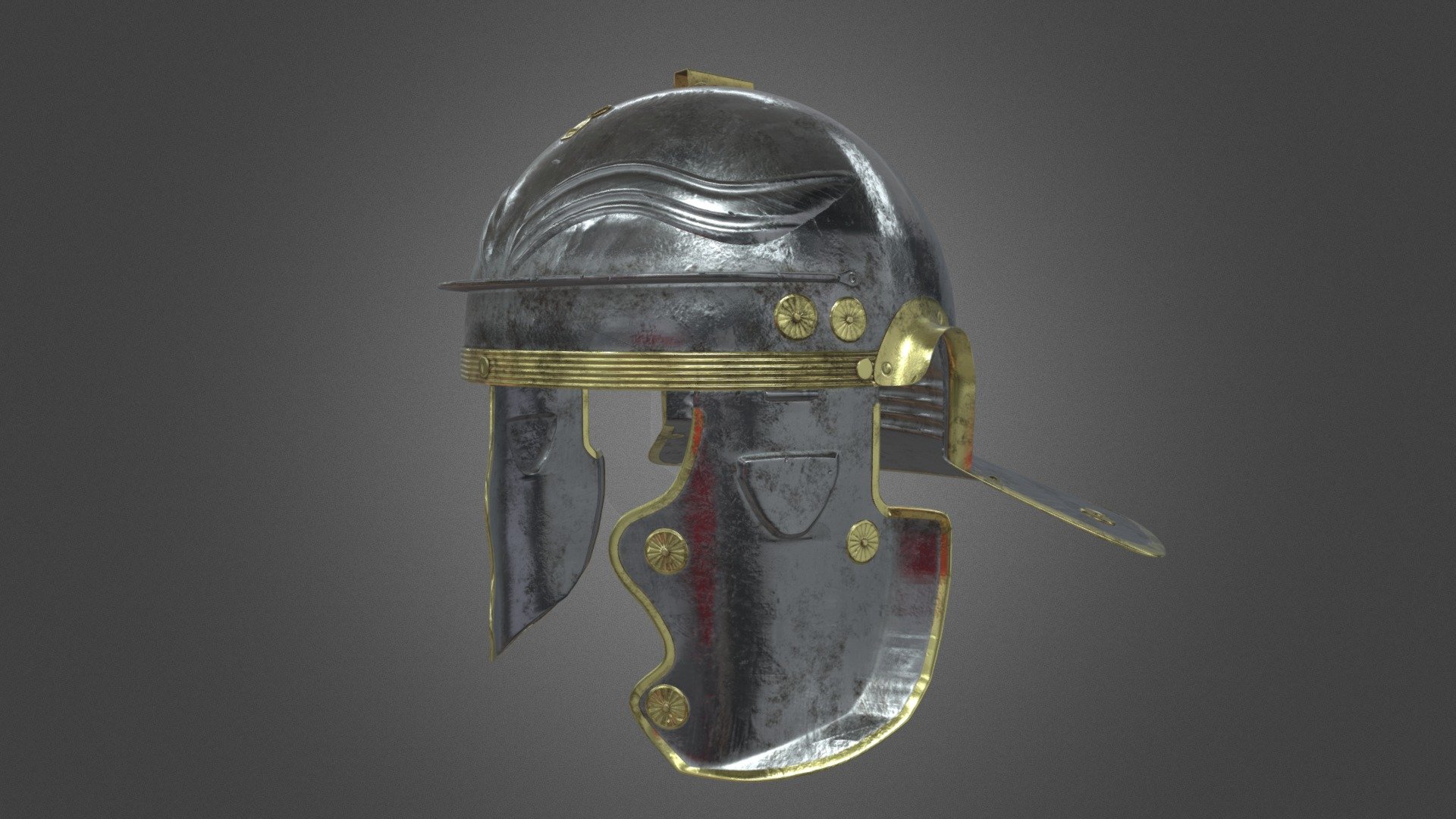 Imperial Gallic type H helmet - 3D model by Pratas (@ernst52) [d3ded11 ...