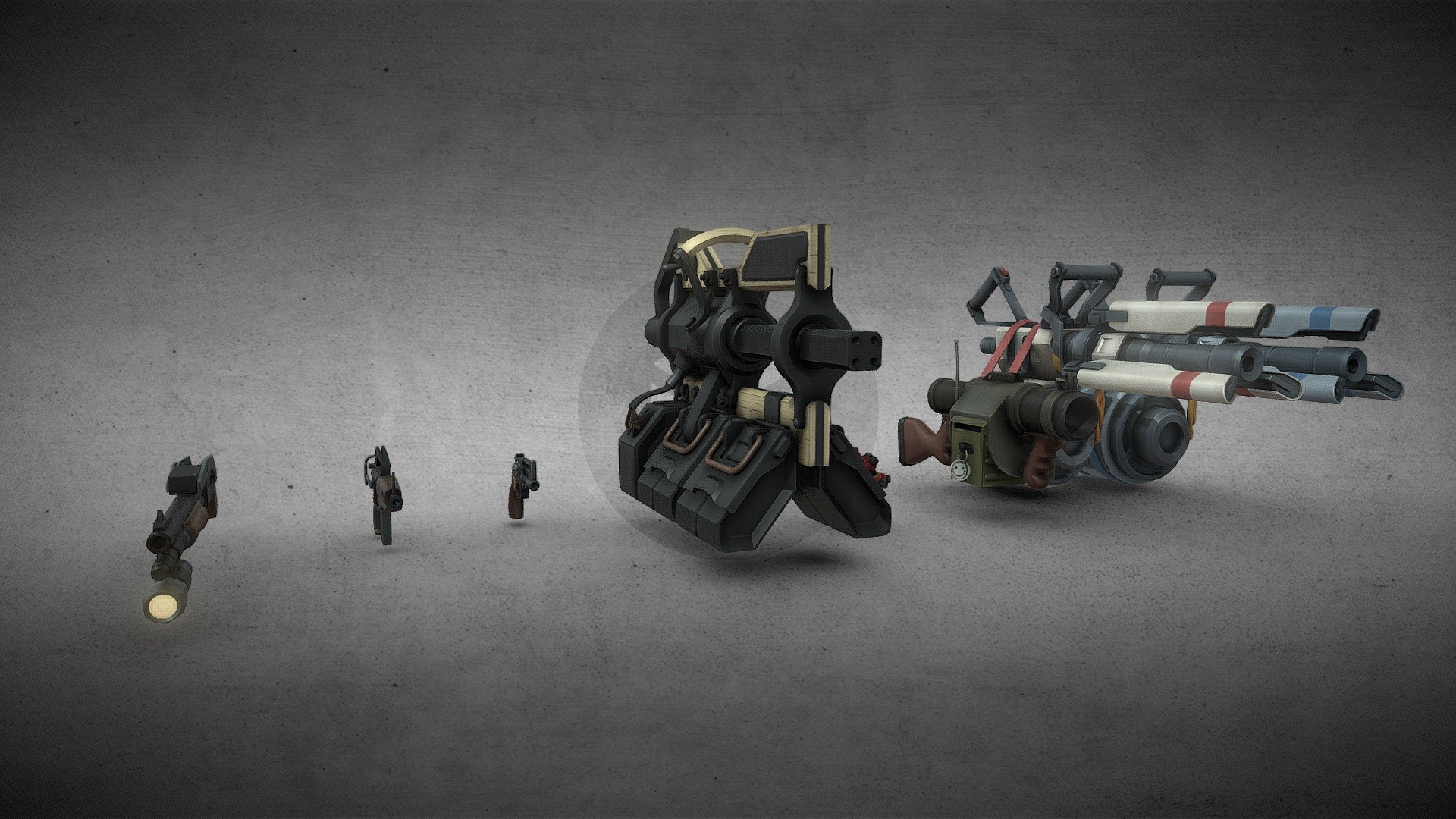 Team Fortress 2 Hex - Random Weapon Pack - Download Free 3D model by ...