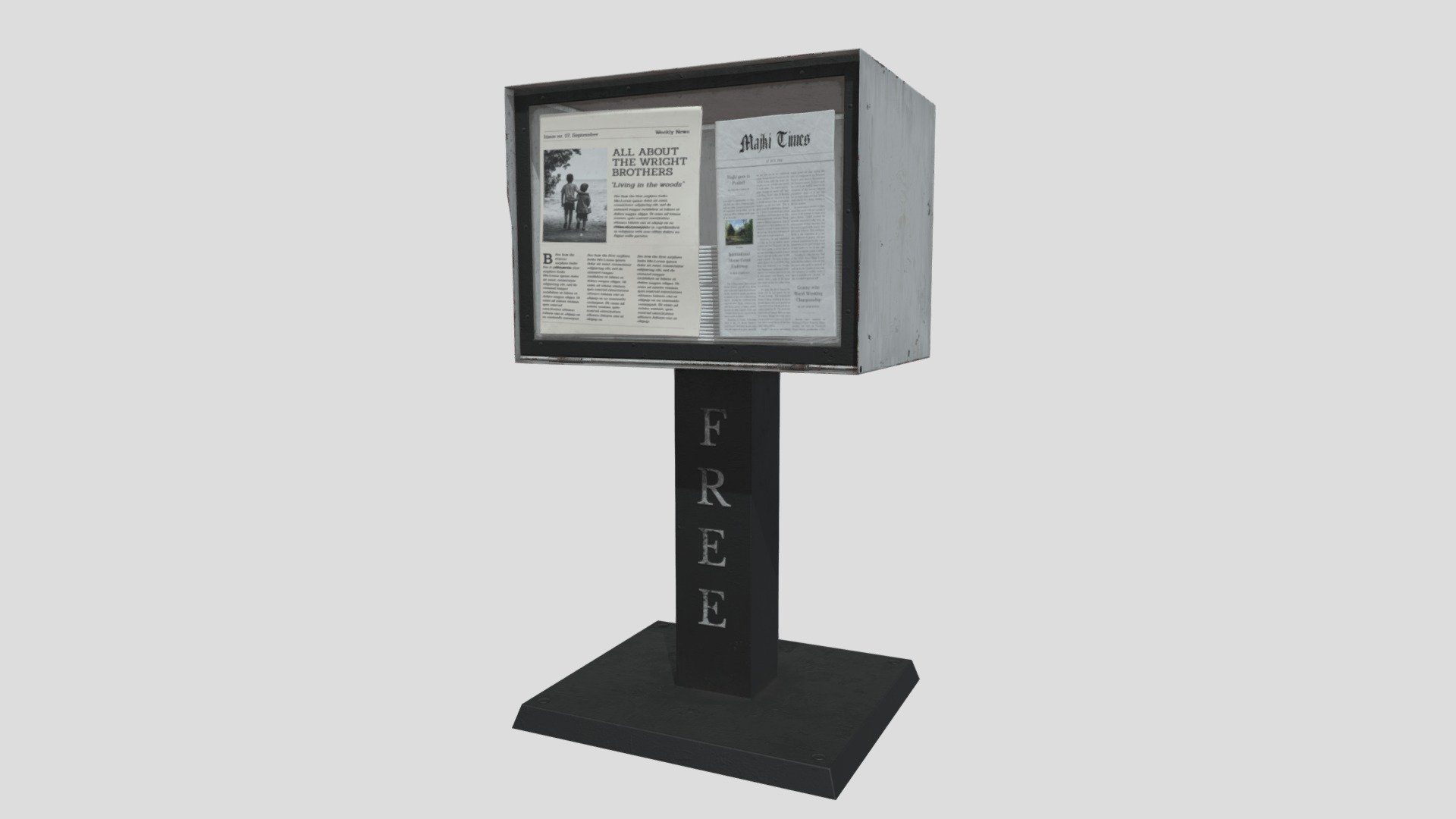 newspaper stand 29 AM24 - Buy Royalty Free 3D model by Evermotion ...