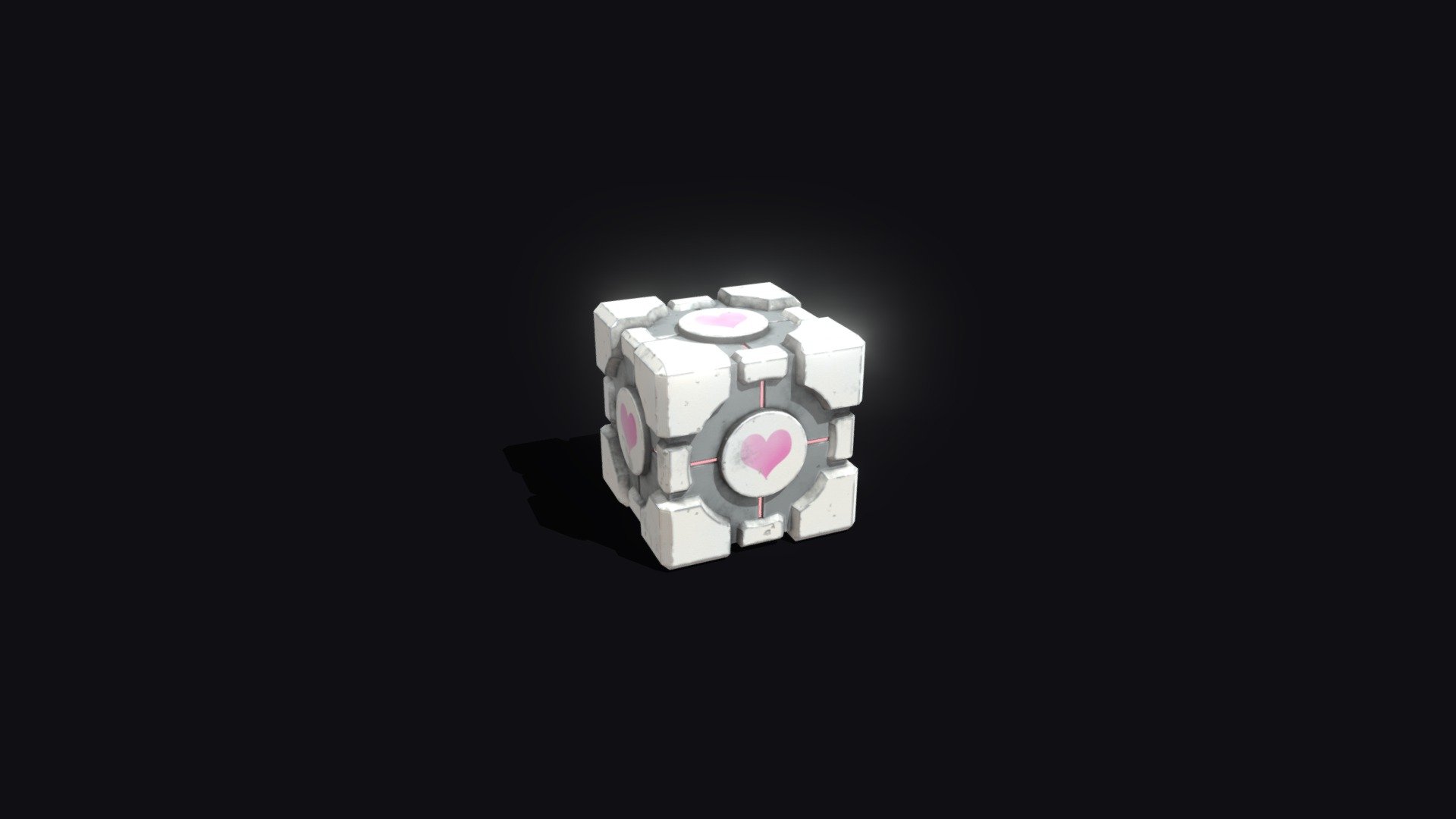 Companion Cube - 3D model by TimLim (@timlim24) [d3e39ff] - Sketchfab