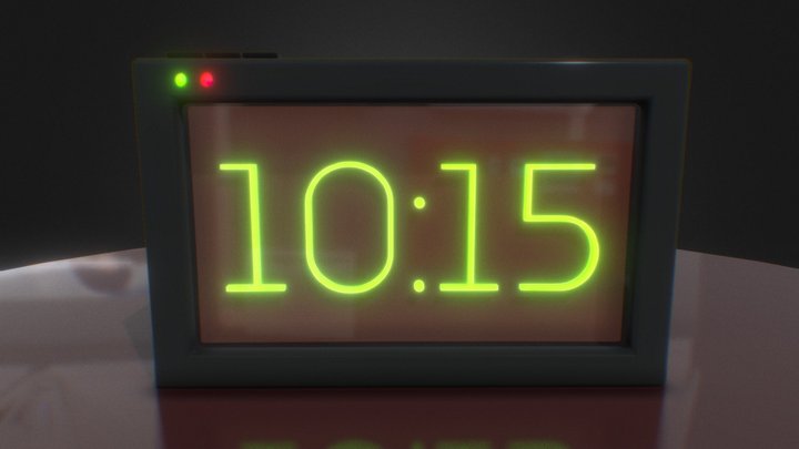 Digital-clock 3D models - Sketchfab